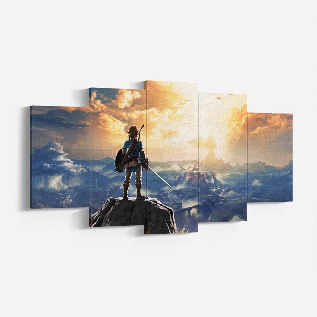 The Legend of Zelda Canvas Decor, the Legend of Zelda Breath of the ...