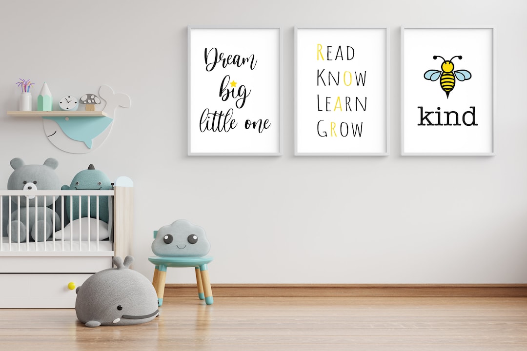 Children's Motivational Quotes | Set of 3 Inspirational Quotes | Kids ...