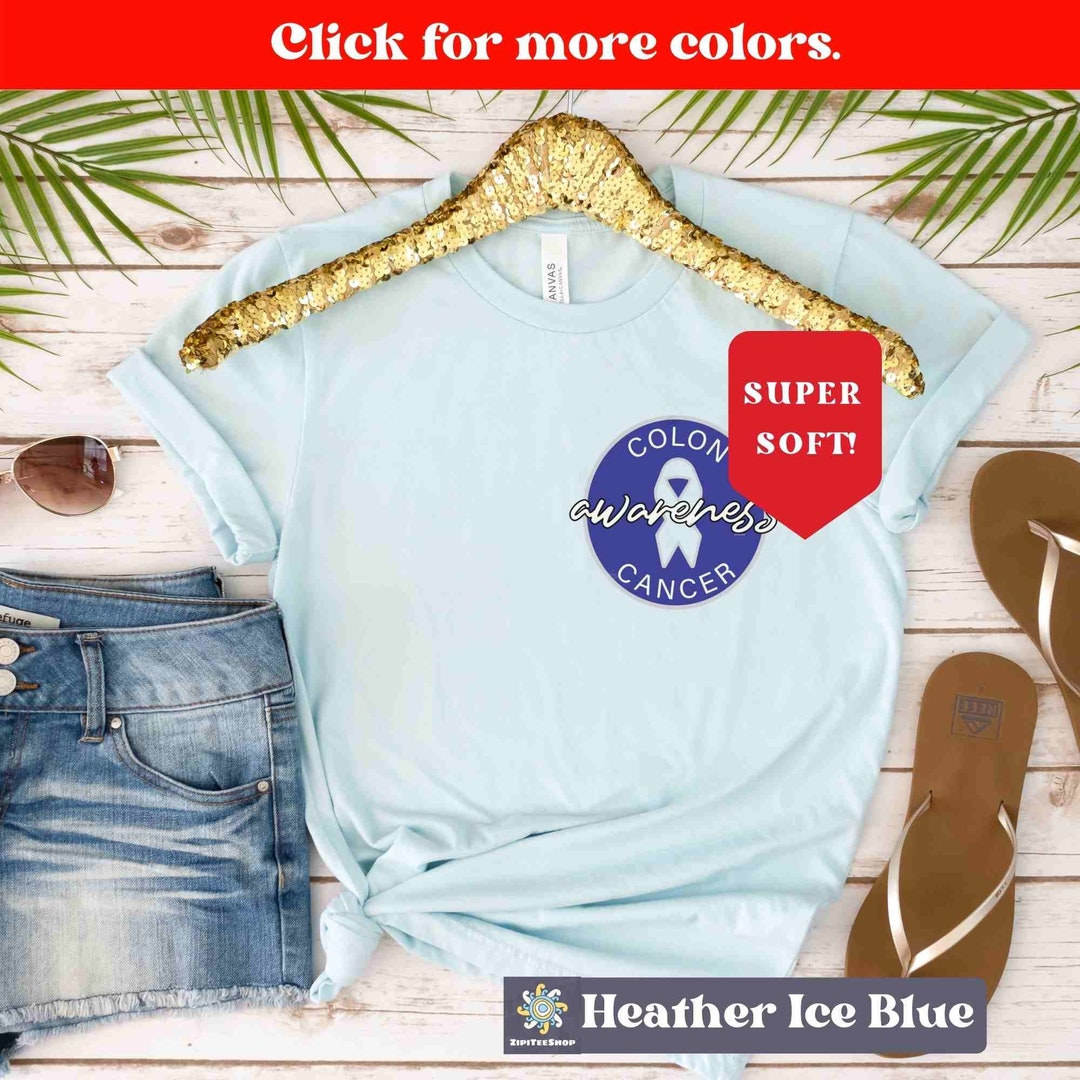 Colon Cancer Awareness Shirt, Colon Cancer Shirt,support Squad Shirt ...