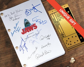 Jaws Movie Script - Etsy