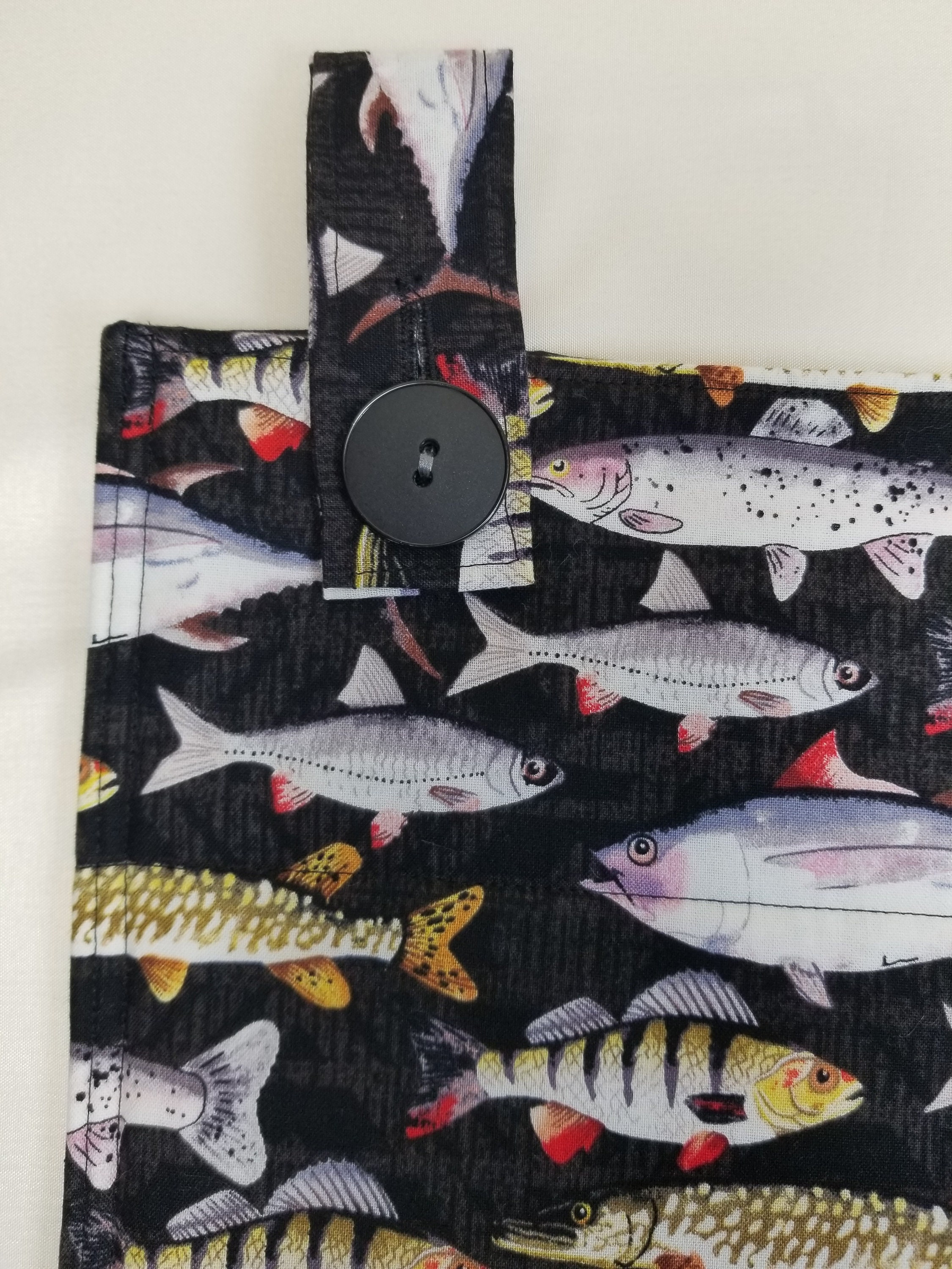 Perch and Salmon Fish Walker Bag - Etsy
