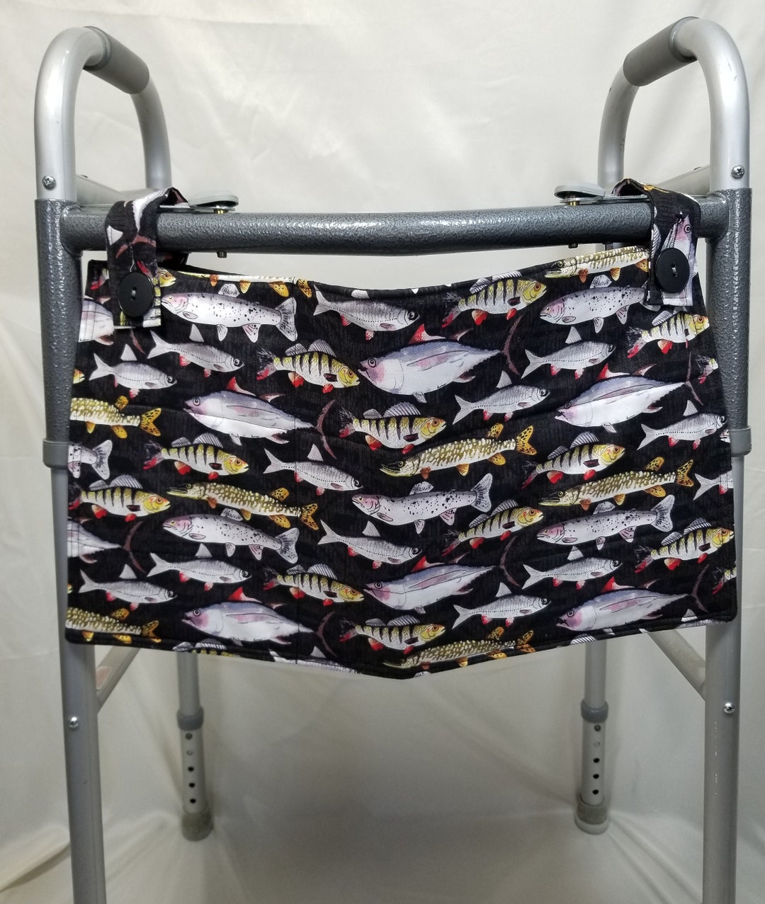 Perch and Salmon Fish Walker Bag - Etsy