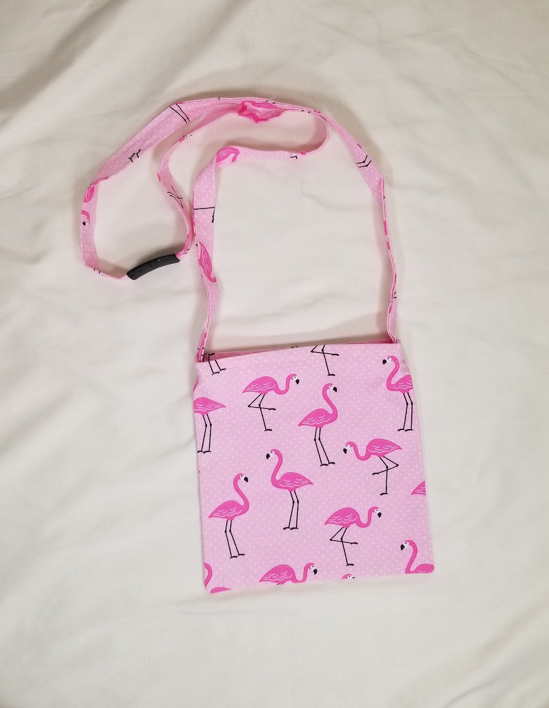 Pink Flamingo Cross Body Cell Phone Holder - Etsy