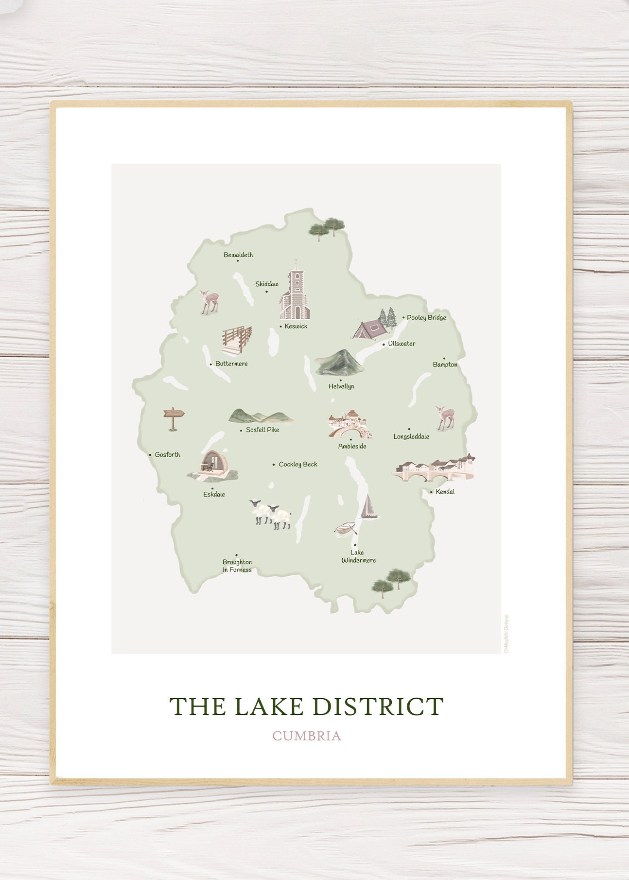 Lake District Print, A3 - Etsy UK