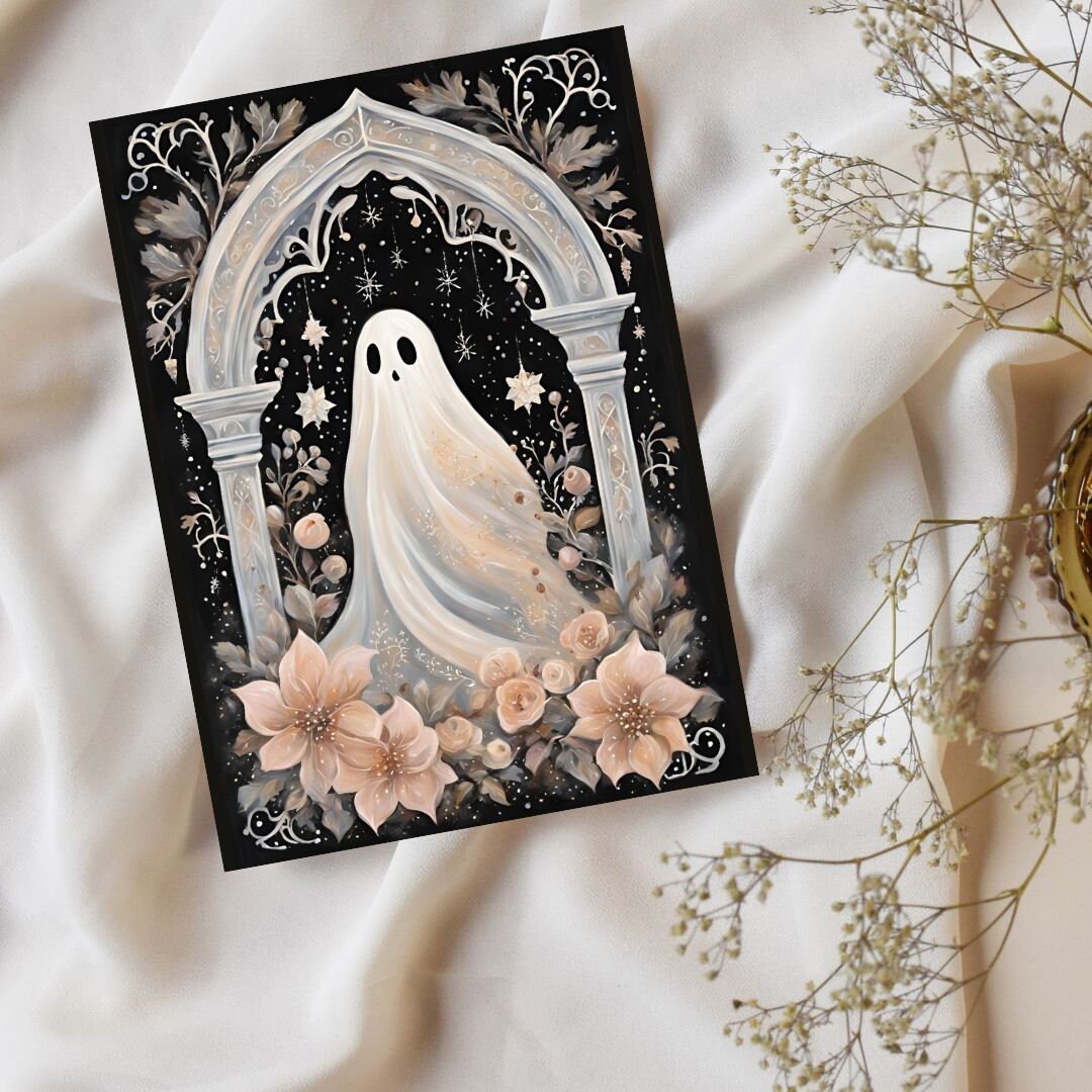 Mini Print 5x7 Inch Gothmas Ghost Winter Instant Art Print Download ...