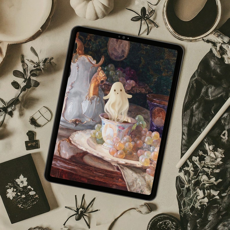Ghost Tablet Wallpaper Ghost at Teatime L iPad Lock Home Screen ...
