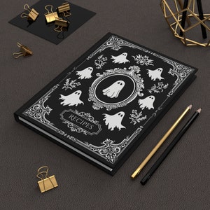 Gothic Ghost Recipe Hardcover Matte Recipe Book Spooky , Halloween ...
