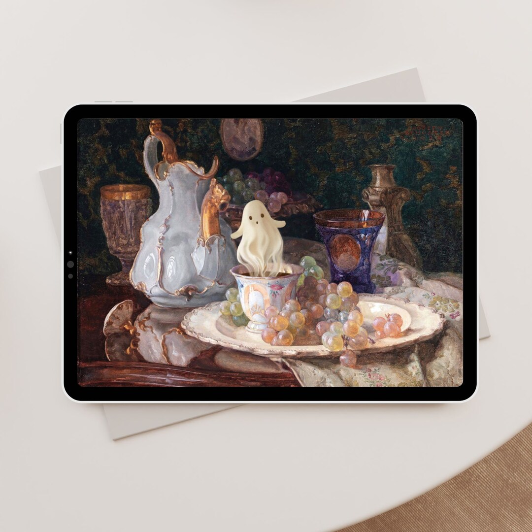 Ghost Tablet Wallpaper Ghost at Teatime L iPad Lock Home Screen ...