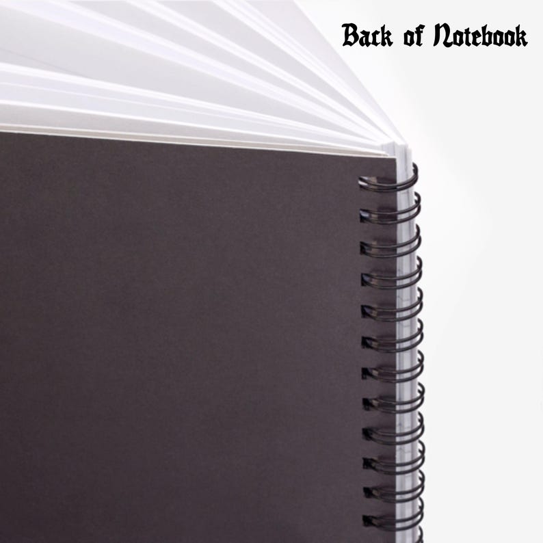 Personalized Custom Name Ghost Floral Spiral Notebook | Junk Journal ...