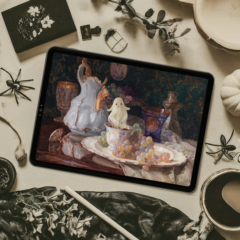 Ghost Tablet Wallpaper Ghost at Teatime L iPad Lock Home Screen ...