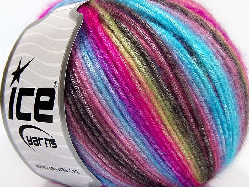Ice Yarns Picasso Yarn 50g 115m 4-medium Soft Shiny Baby Listing 1 - Etsy