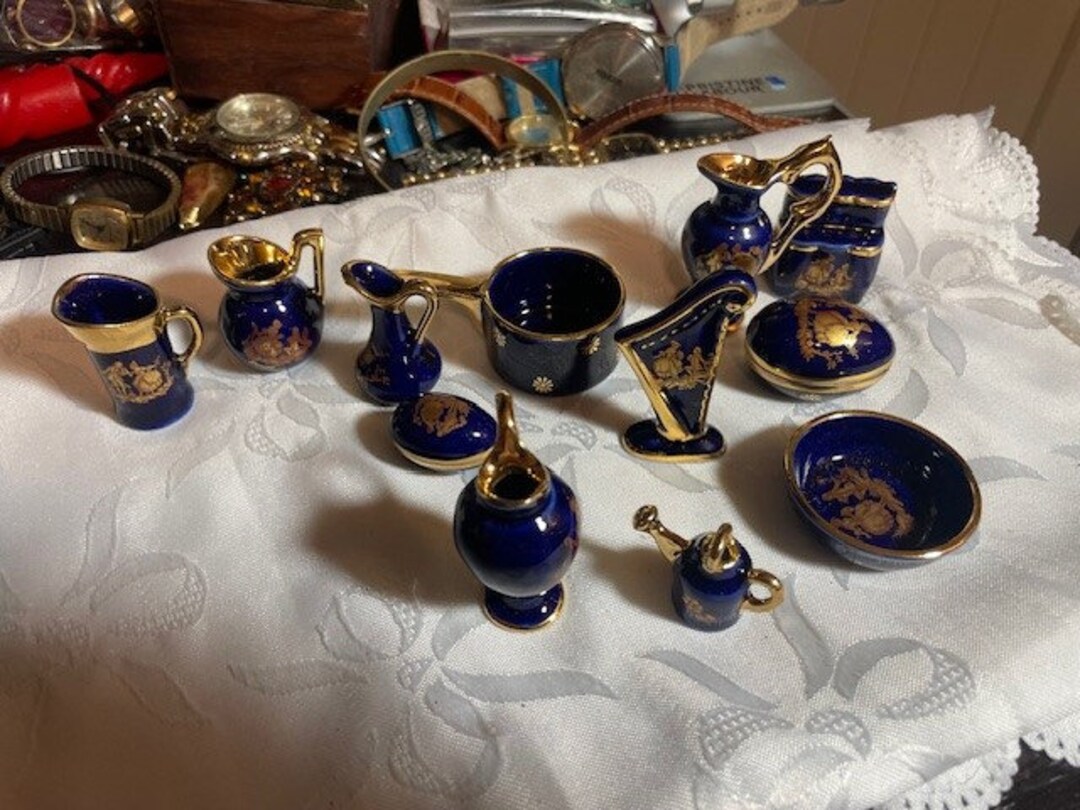 12 Piece Limoges Made in France Miniatures. - Etsy