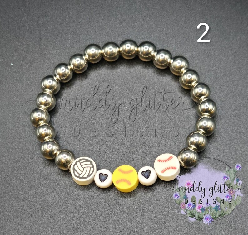 Personalized Sports Bracelet – Muli-sport Option - Etsy