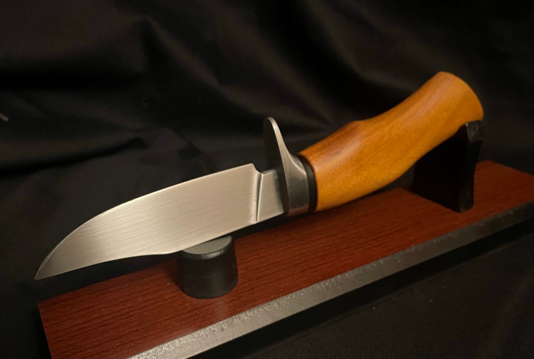 Hand Forged Hidden Tang EDC Knife W/ Stainless Steel Guard and - Etsy