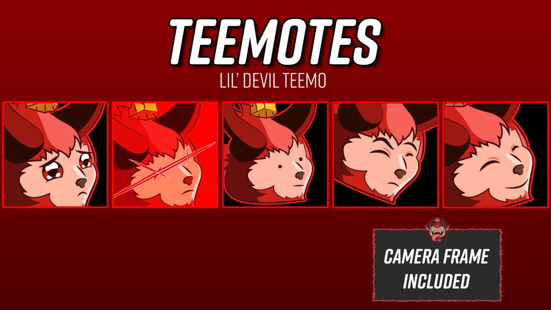Lil' Devil Teemotes - Twitch Emotes - Etsy
