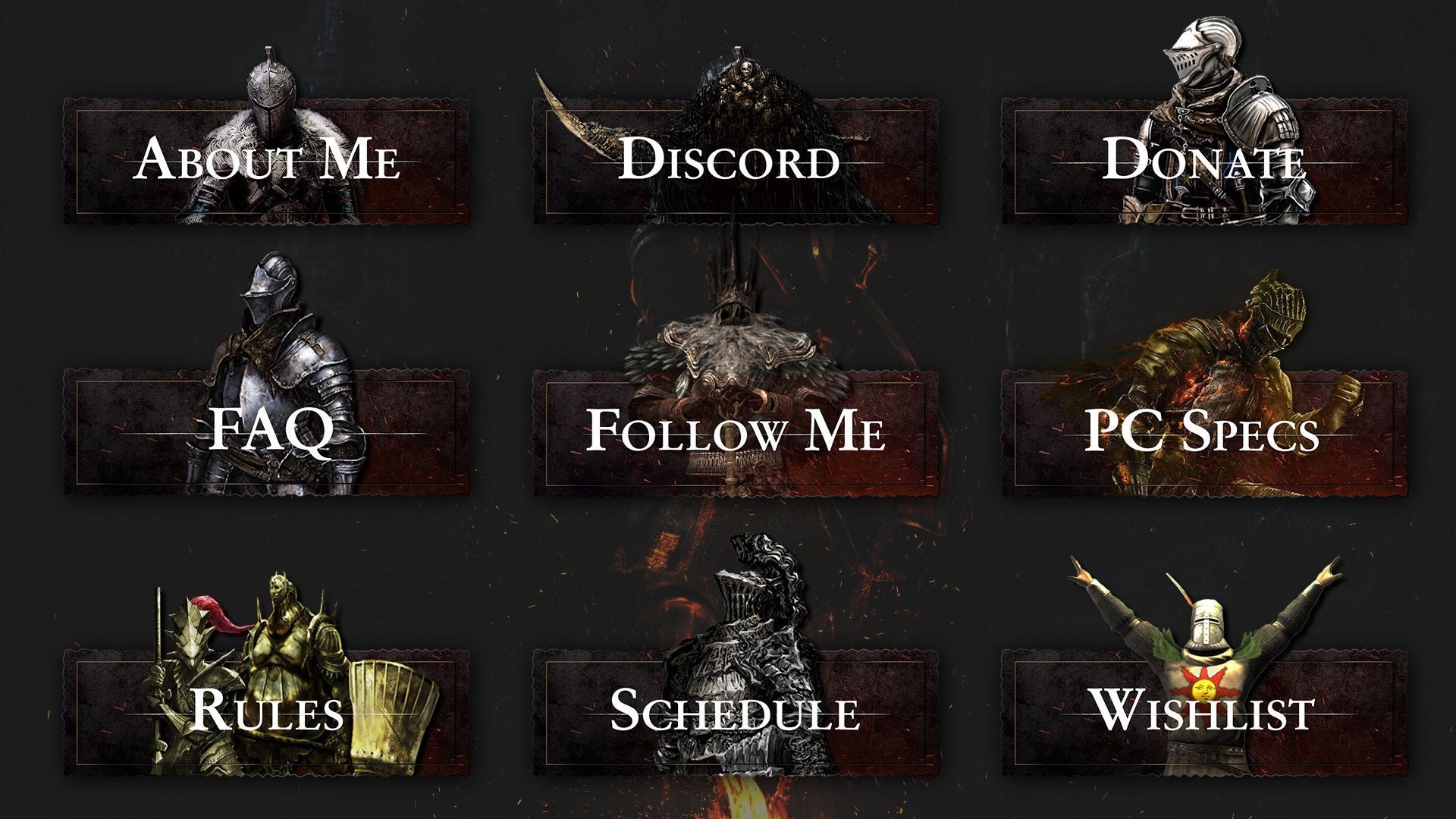 Dark Souls Twitch Banners - Etsy