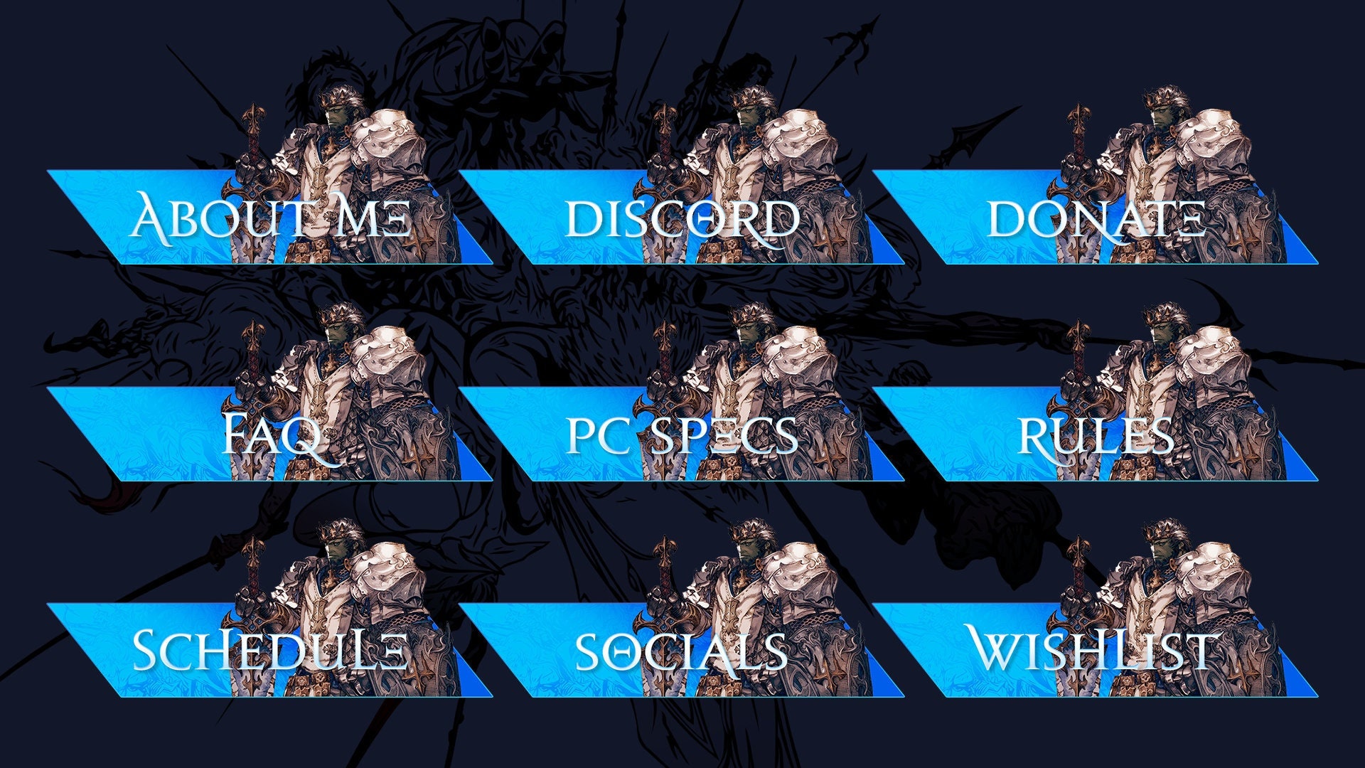 Final Fantasy XIV Paladin Twitch Banners - Etsy
