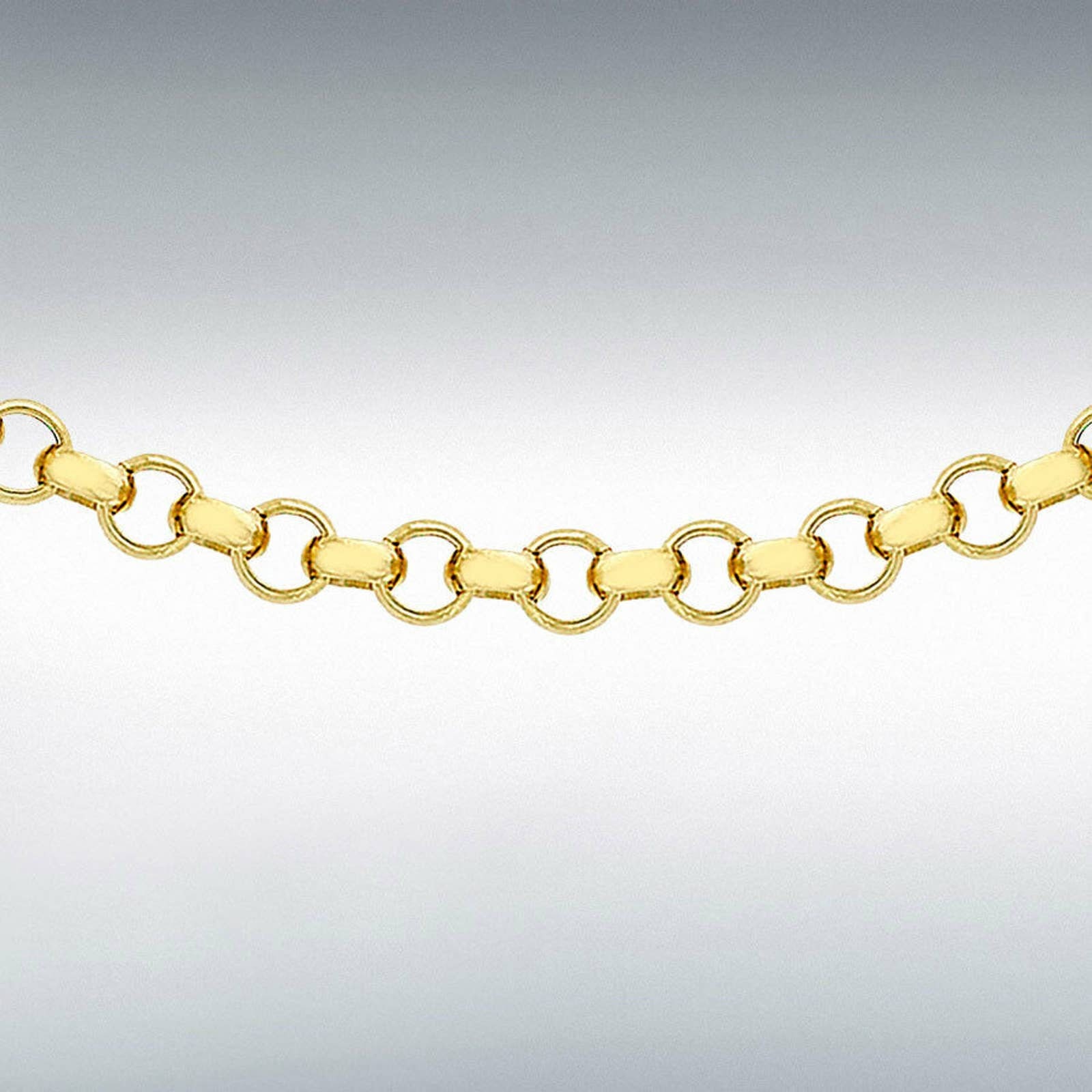 Mens Solid Gold Chain 4mm - Etsy