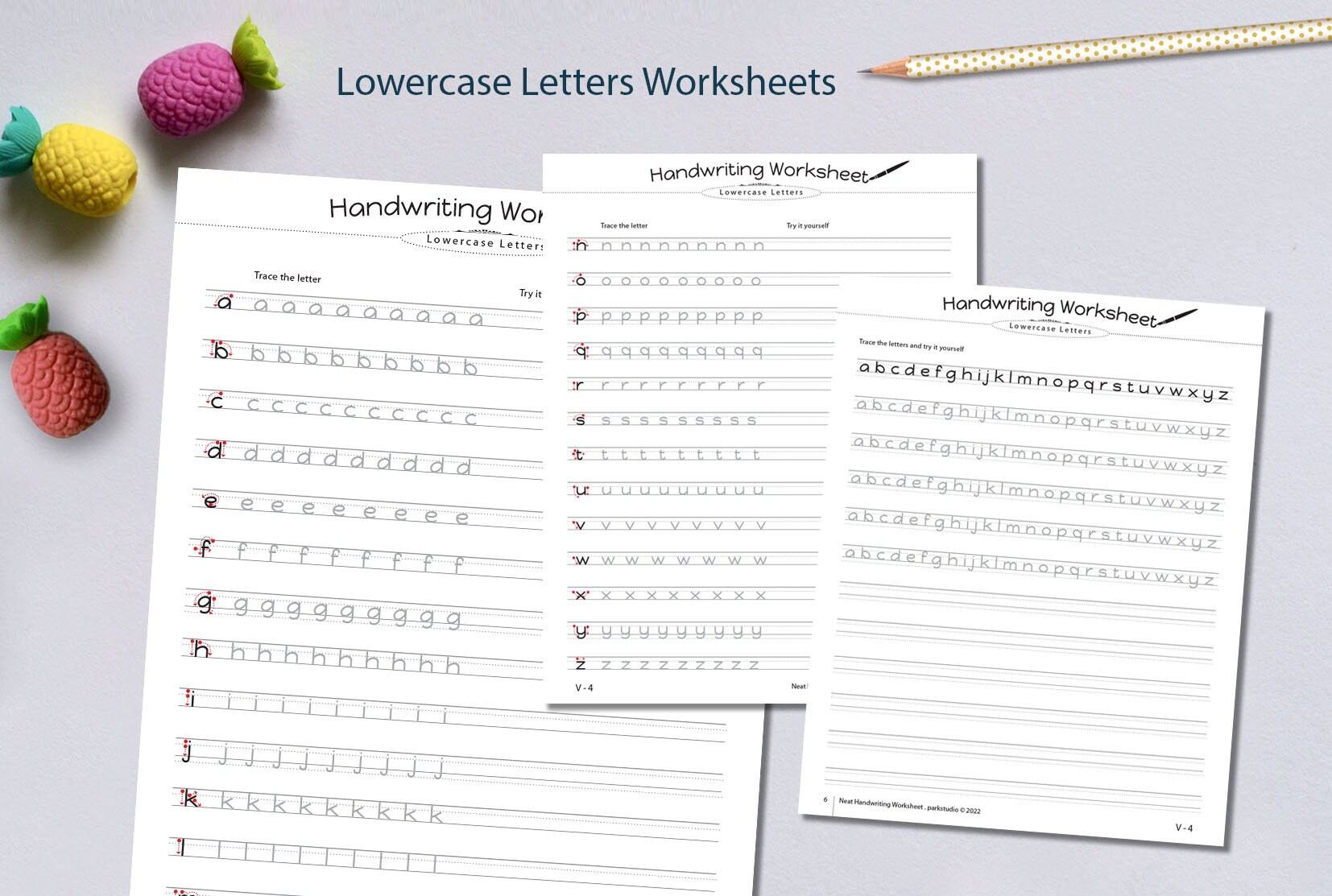 Neat Handwriting Practice Worksheets / Printable Handwriting Workbook ...