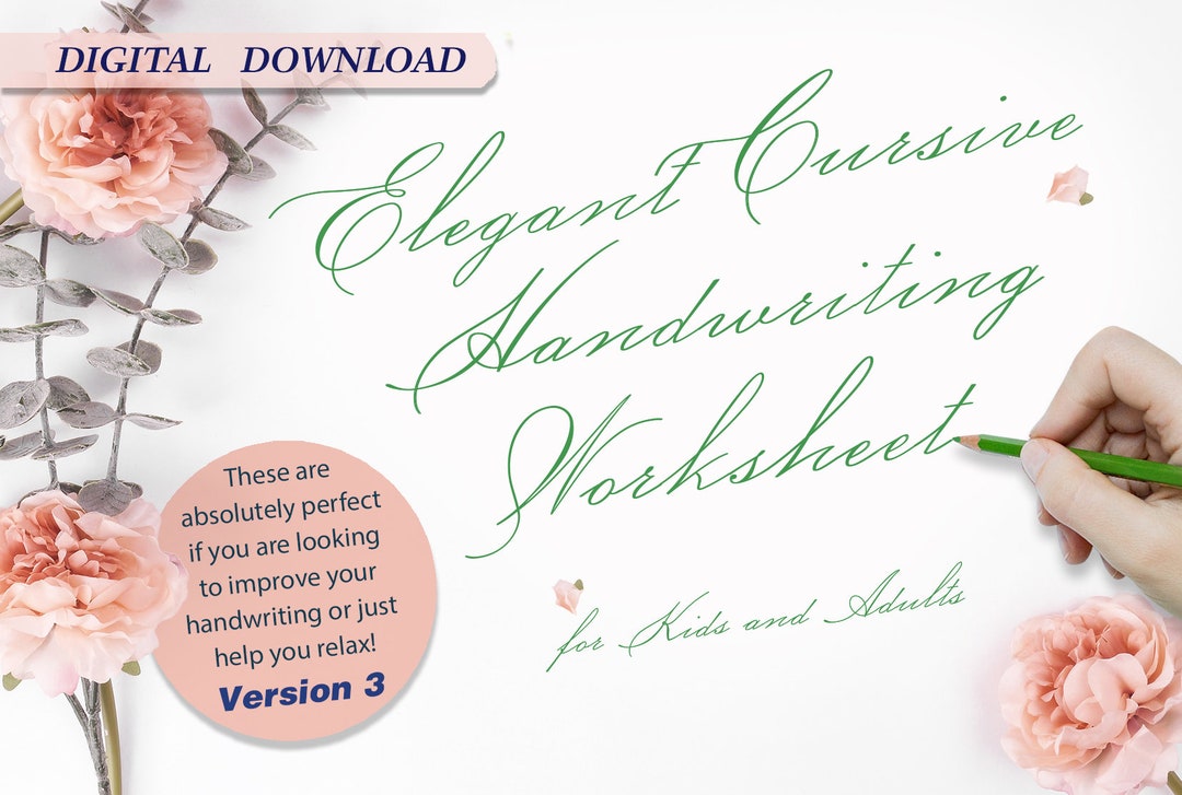 Fancy Cursive Handwriting Worksheets