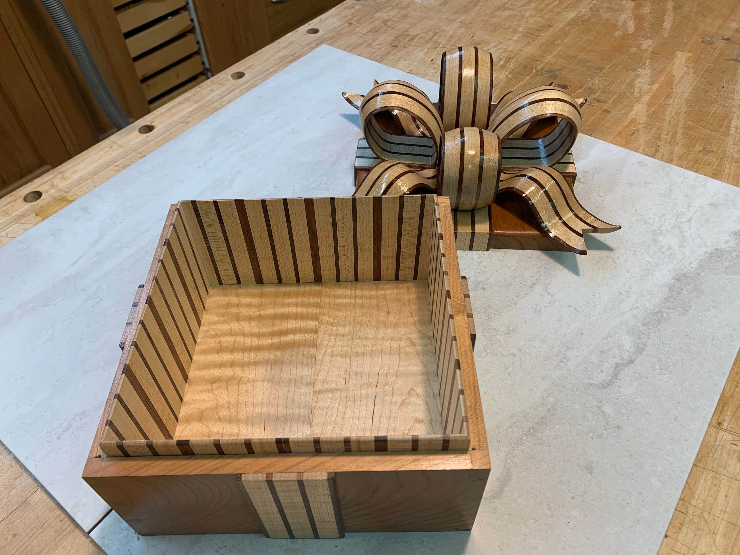 Wooden Keepsake Ribbon Box - Etsy