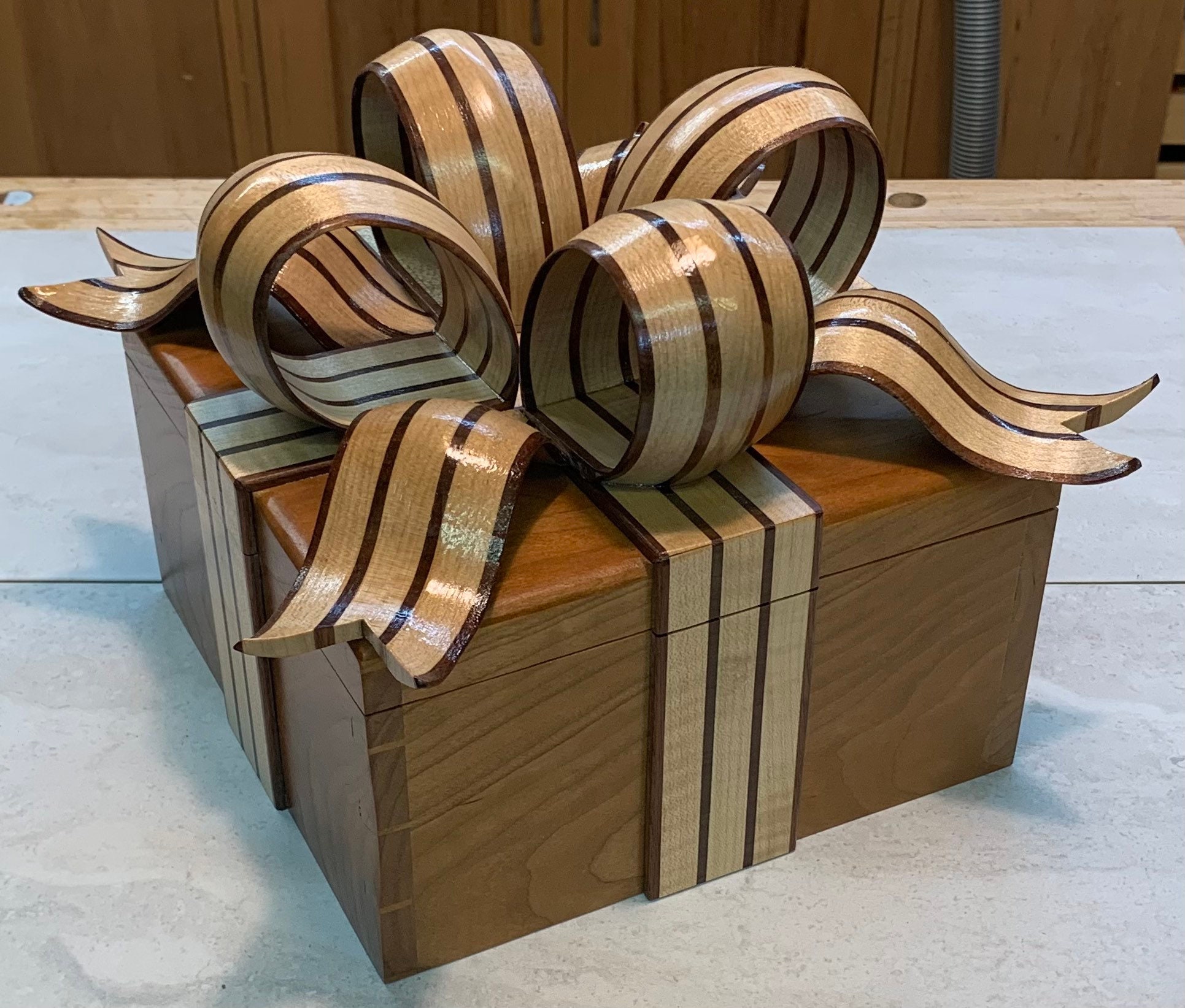 Wooden Keepsake Ribbon Box - Etsy