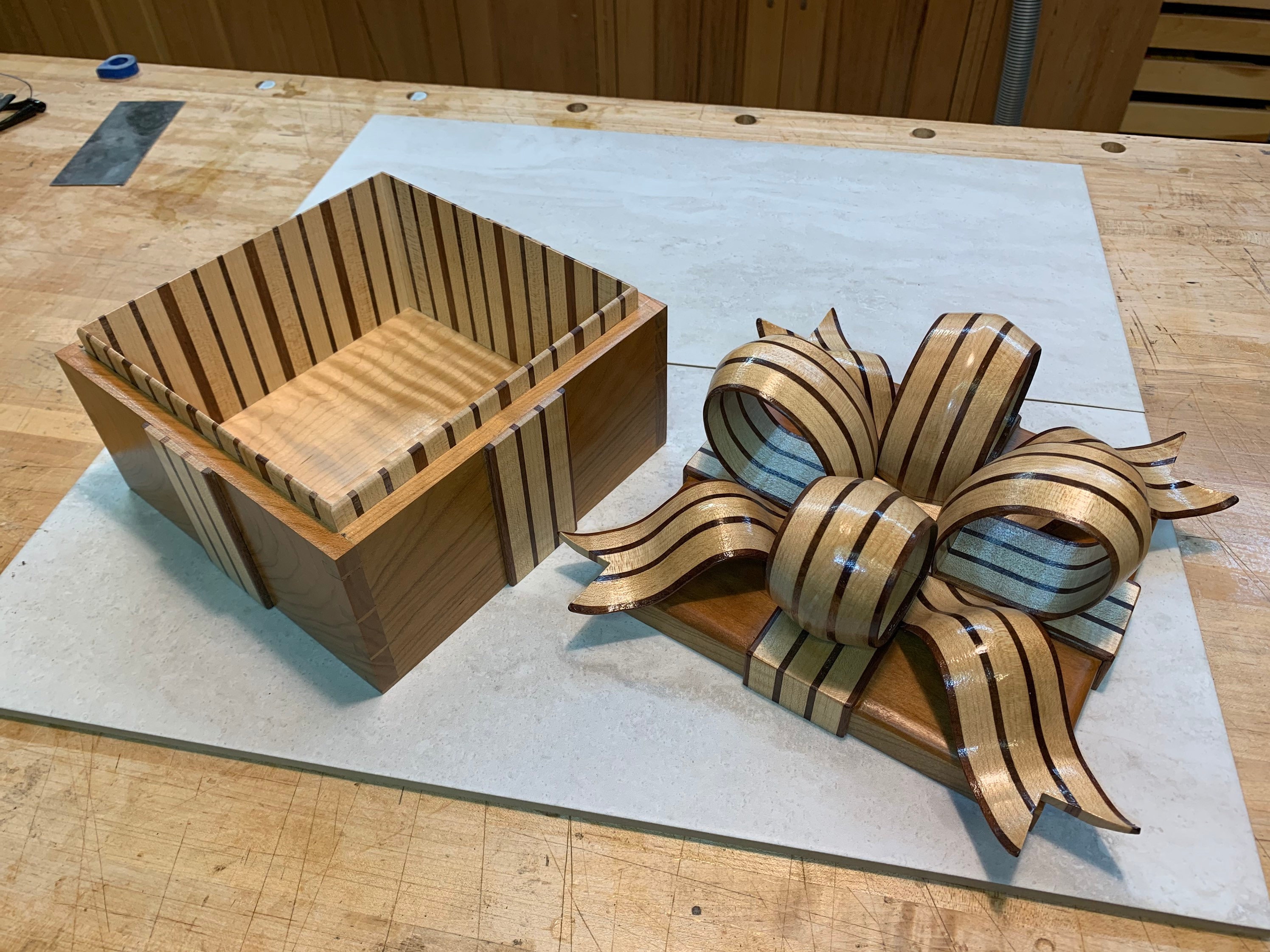 Wooden Keepsake Ribbon Box - Etsy