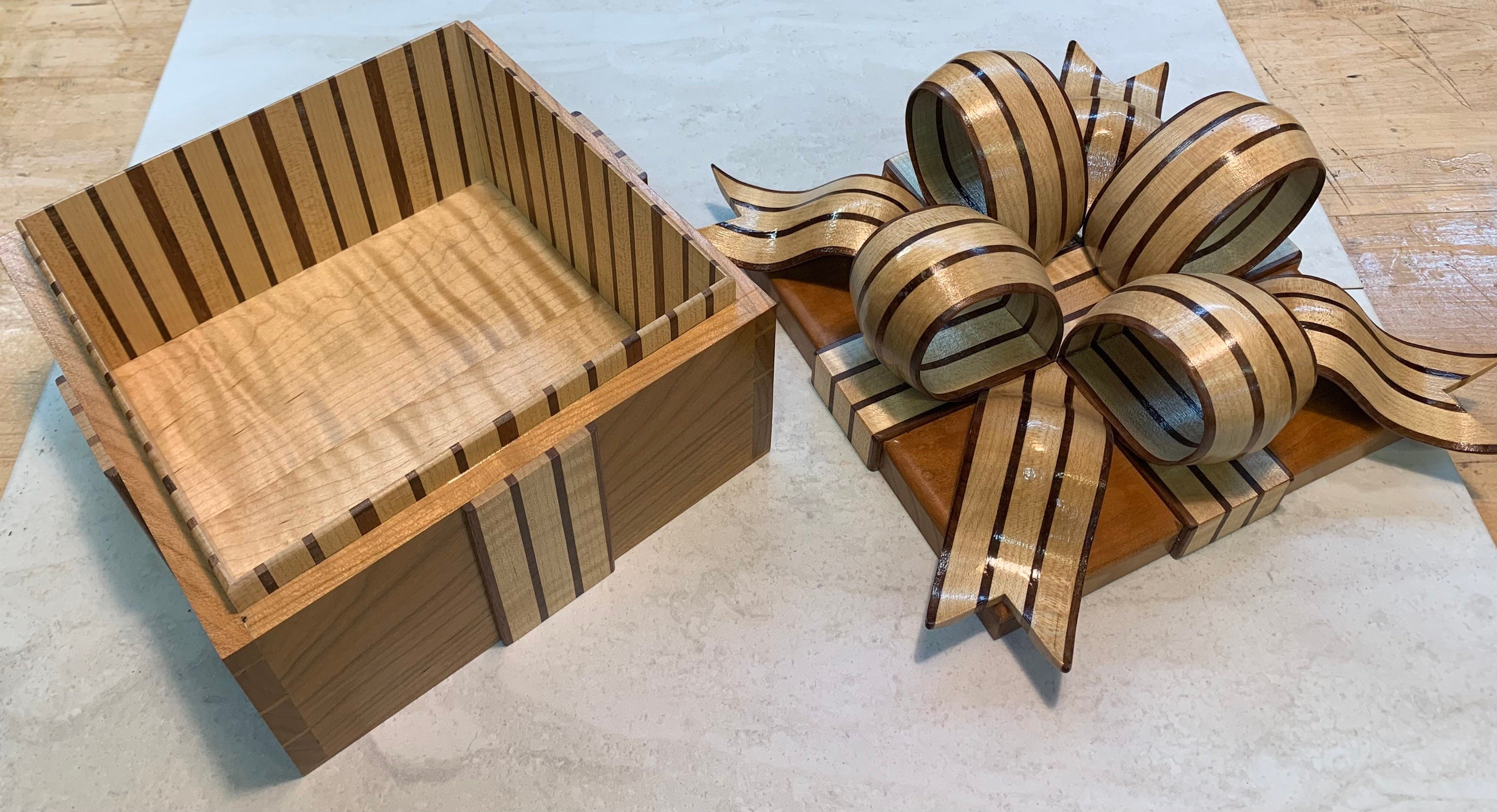 Wooden Keepsake Ribbon Box - Etsy