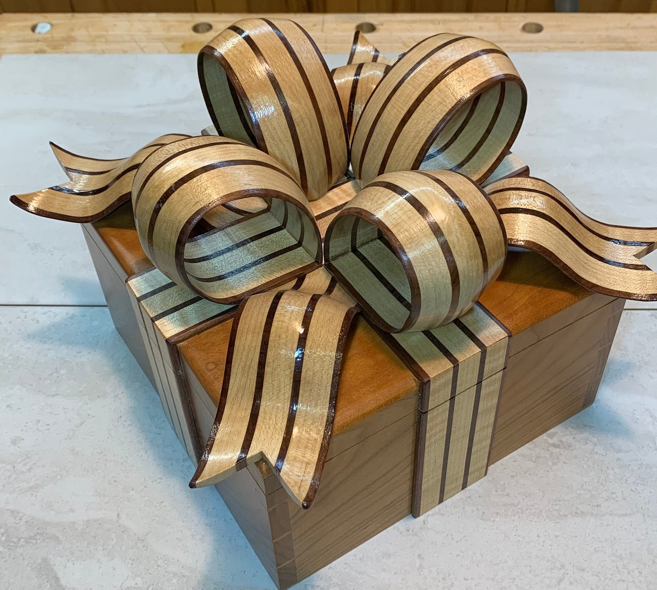 Wooden Keepsake Ribbon Box - Etsy