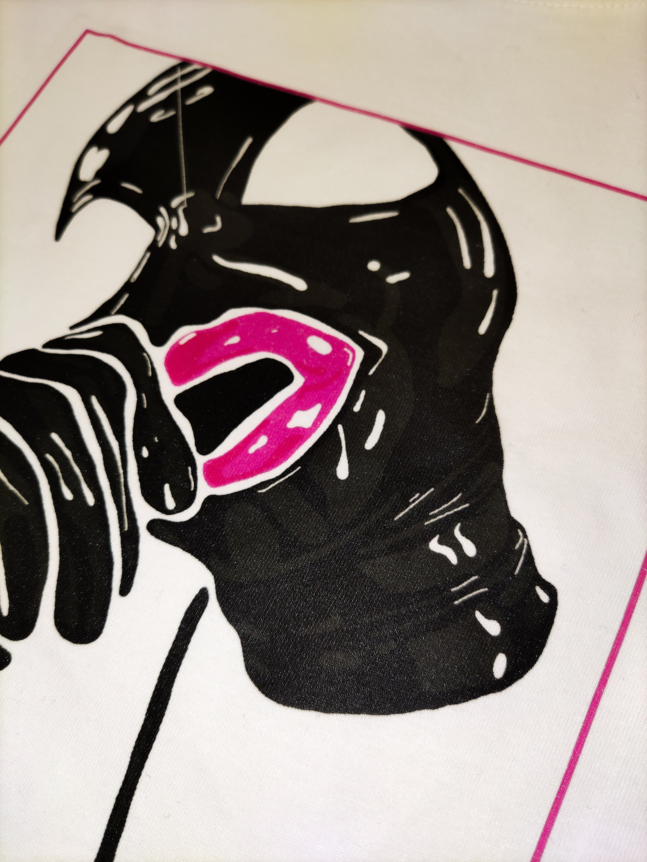 Lola Noir X Lay Lines White T-shirt - Etsy