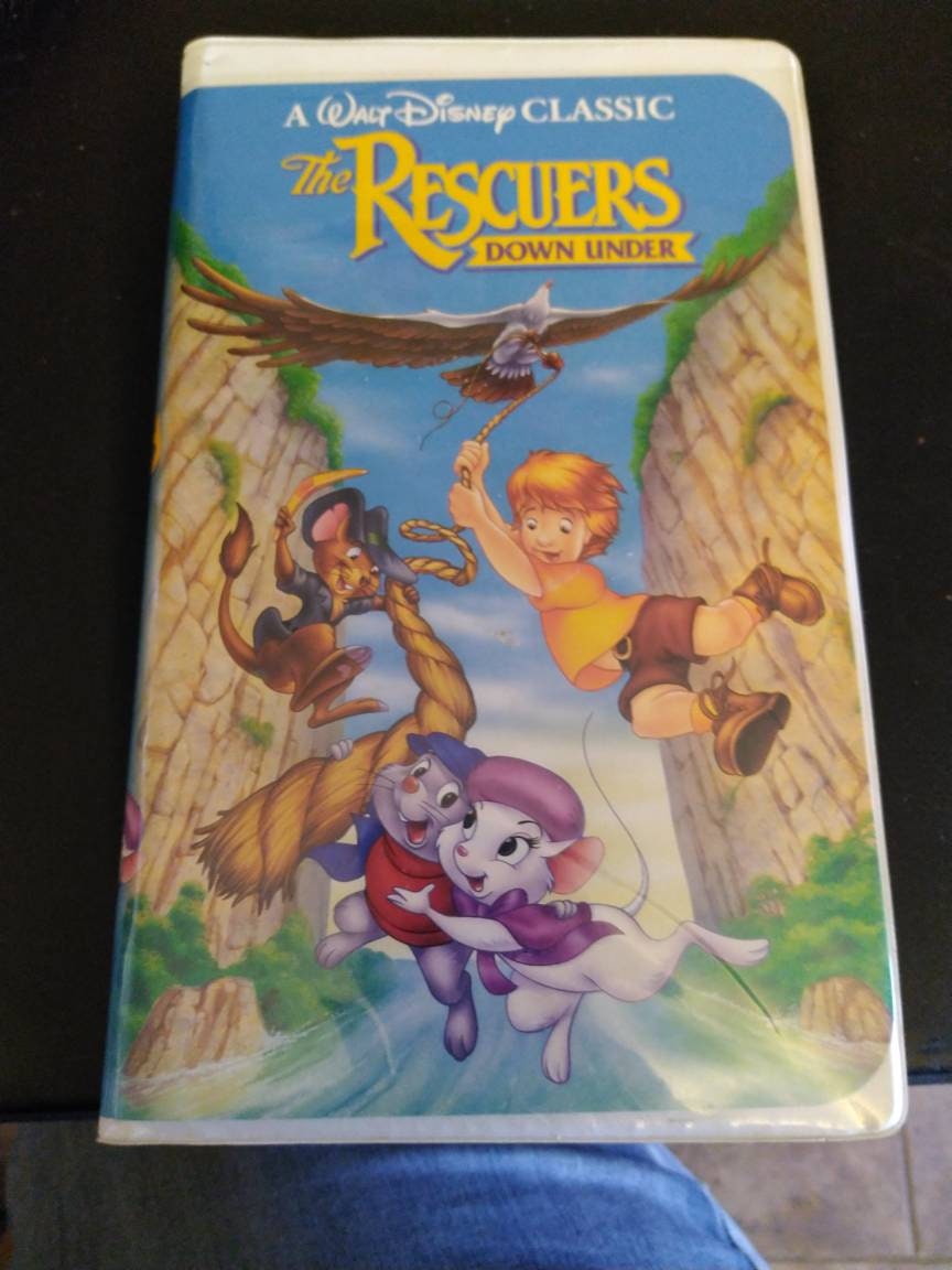 Walt Disney Classic the Rescuers Down Under VHS Black Diamond - Etsy
