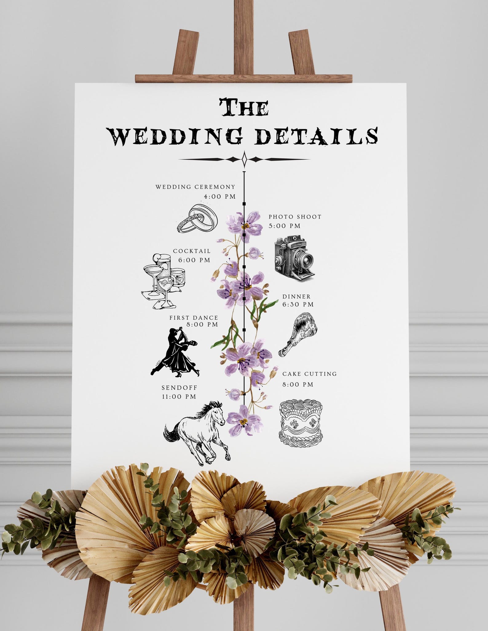 Demon Slayer Wedding Timeline - Canva Template - Etsy