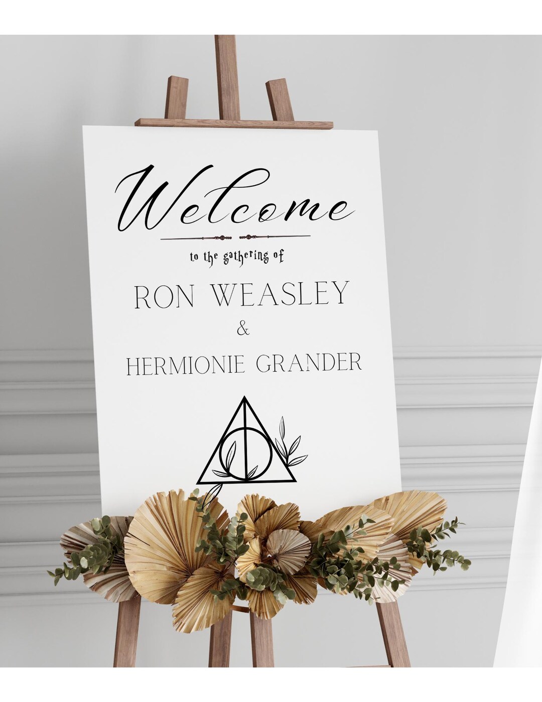 Harry Potter Themed Welcome Sign Canva Template - Etsy