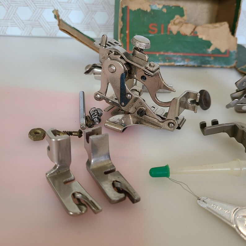 Vintage Rare 1936 Singer Sewing Machine Attachments - 7 PCS + Items - Etsy