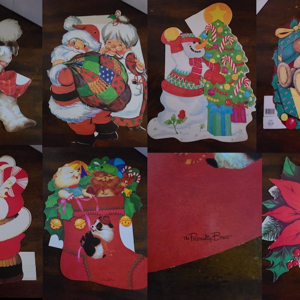Vintage Cardboard Christmas Decorations - Etsy