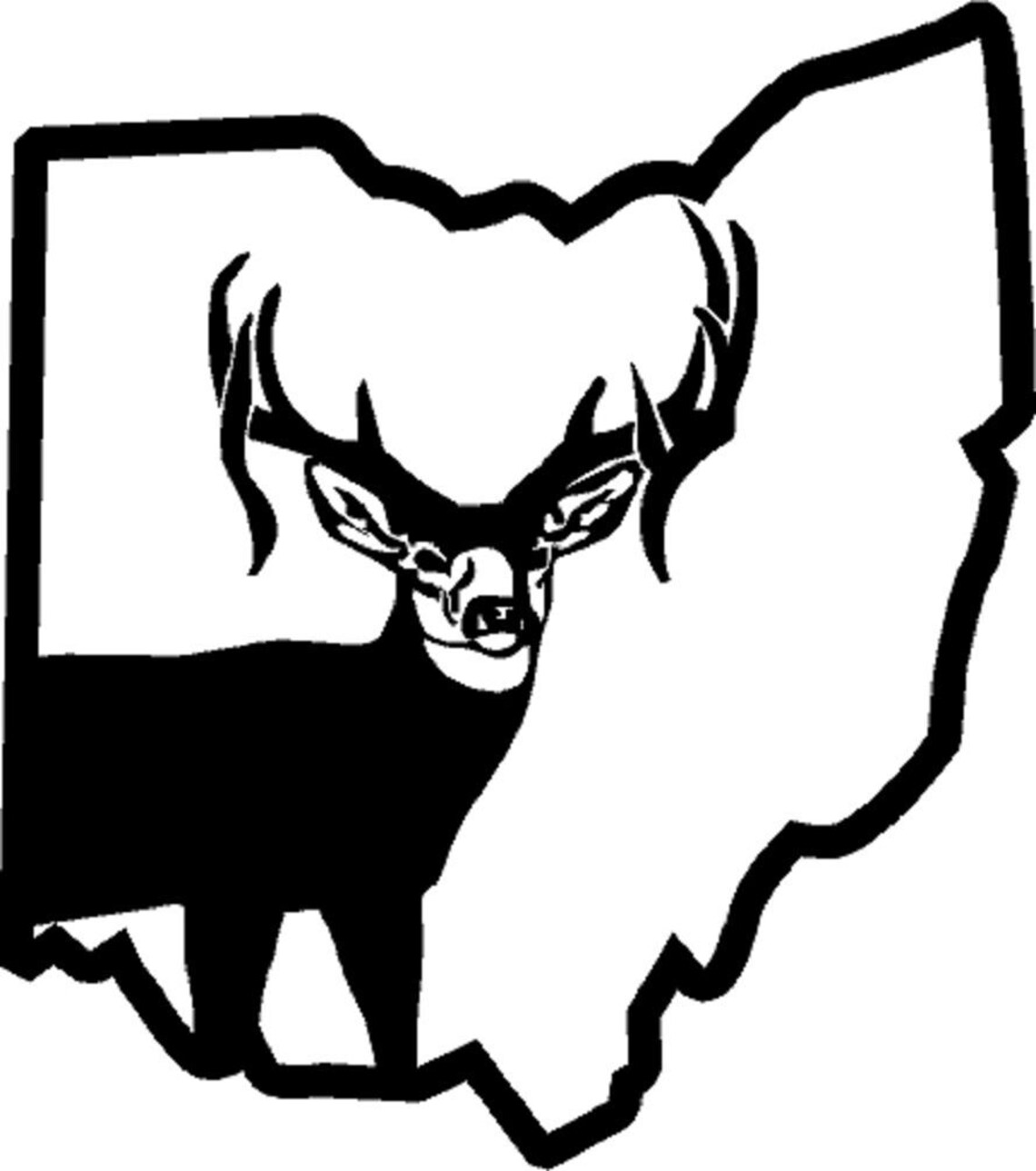Ohio Deer Hunting Sticker Decal (choose Color) Corn Hole Game NRA NWTF ...