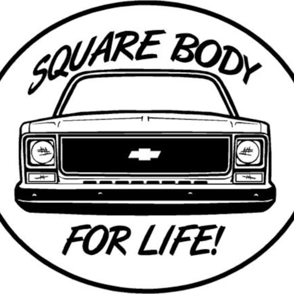 Square Body Truck Svg - Etsy