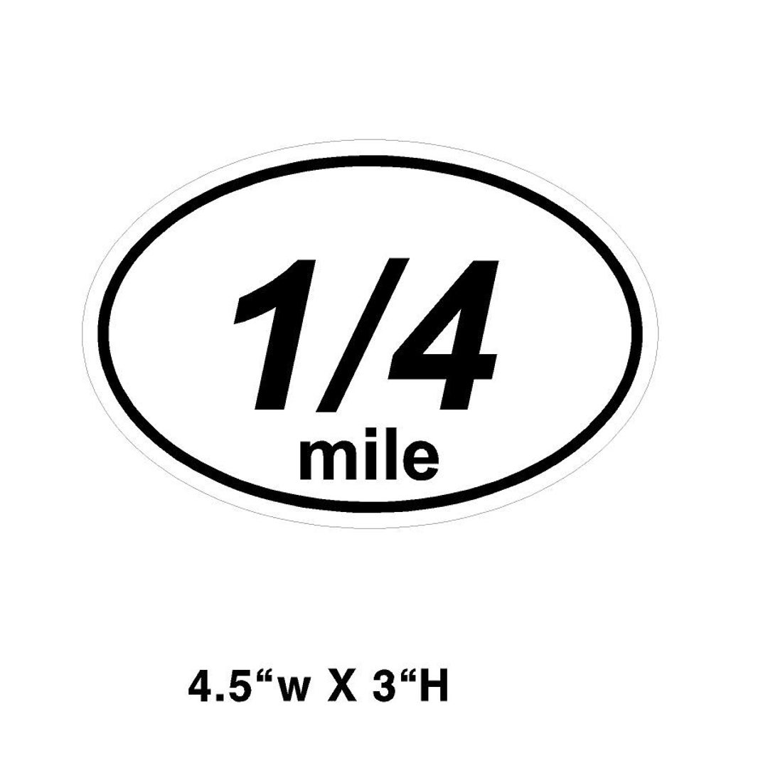 1/4 Mile Drag Racing Window Sticker Decal NHRA IHRA Street Racing - Etsy