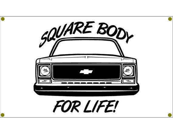 Square Body for Life Garage Banner Man Cave Banner Square Body | Etsy
