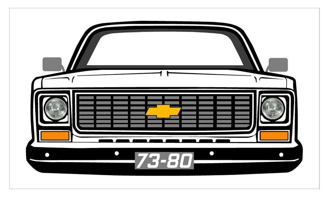 73-80 Square Body Chevy Truck Garage Man Cave Banner - Etsy