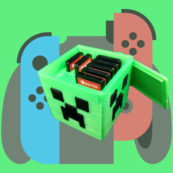 Nintendo Switch Minecraft Creeper Cartridge Case - Etsy