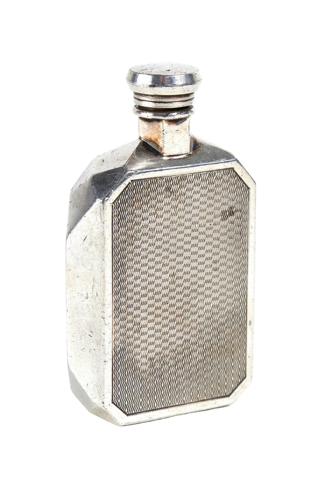 Vintage Silver Plated Car Radiator Hip Flask by James Dixon 1920 Made ...