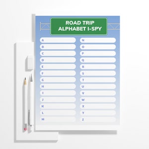 Road Trip I-spy - Etsy