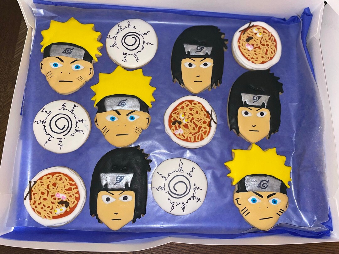 Naruto Inspired Sugar Cookies - Etsy