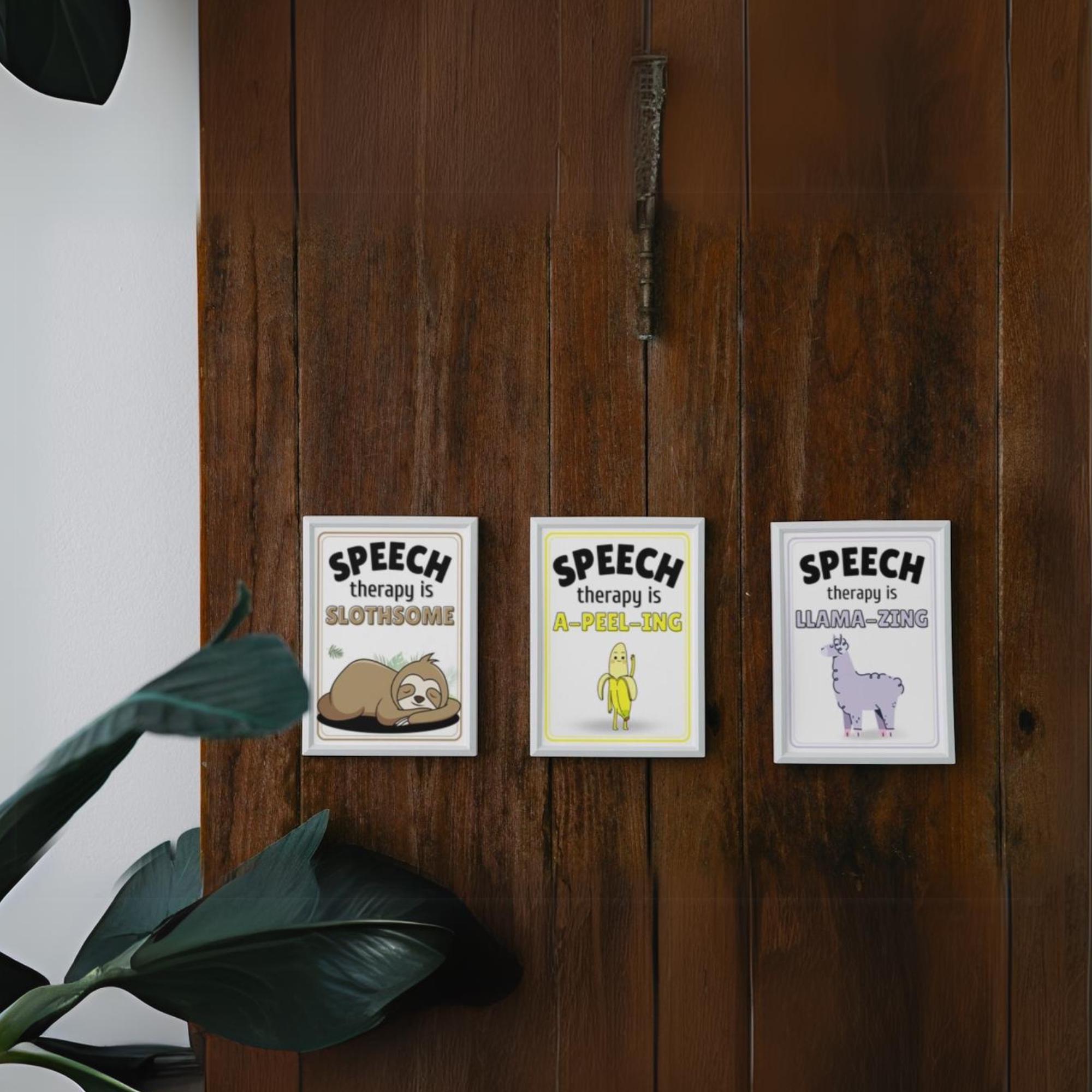 31 Speech Therapy Room Posters SLP Decor Prints Art Therapist Classroom ...