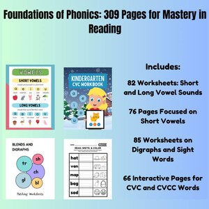 500+ Preschool Pre-k + Kindergarten Learning Bundle, Activity ...