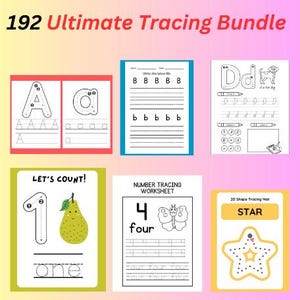500+ Preschool Pre-k + Kindergarten Learning Bundle, Activity ...