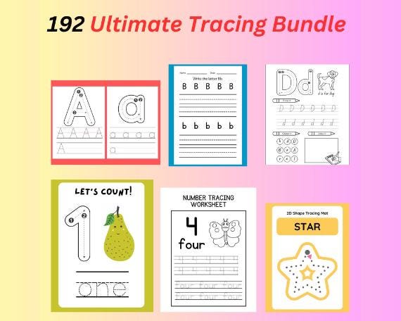 500+ Preschool Pre-k + Kindergarten Learning Bundle, Activity ...
