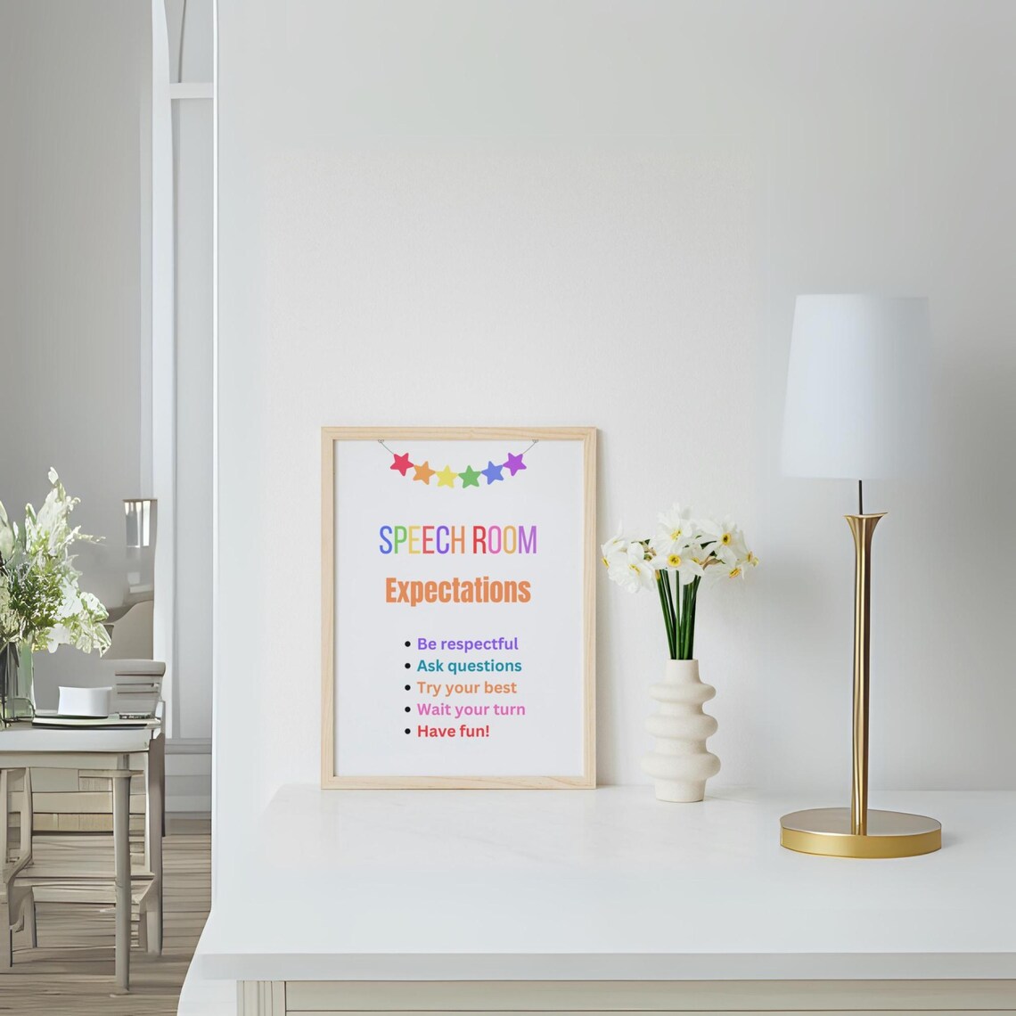 31 Speech Therapy Room Posters SLP Decor Prints Art Therapist Classroom ...