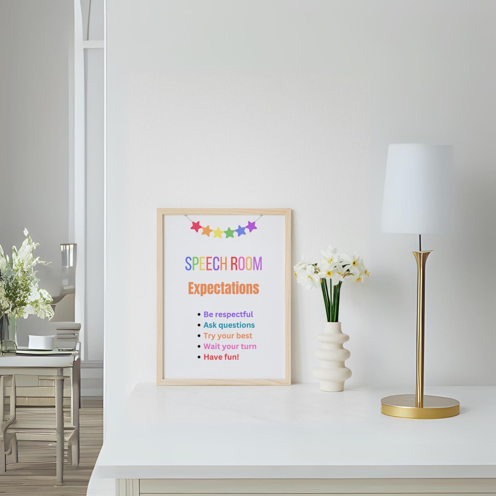 31 Speech Therapy Room Posters SLP Decor Prints Art Therapist Classroom ...